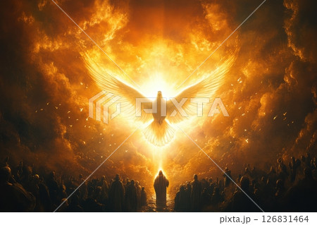 Divine revelation celestial being emerges...のイラスト素材 [126831464] - PIXTA