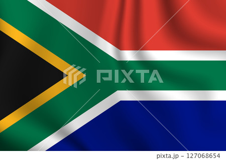Flag of Republic of South Africa. RSA national...のイラスト素材 [127068654 ...
