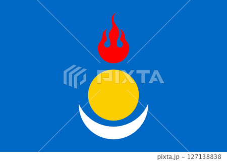 Flag of the Inner Mongolian People's Partyのイラスト素材 [127138838] - PIXTA