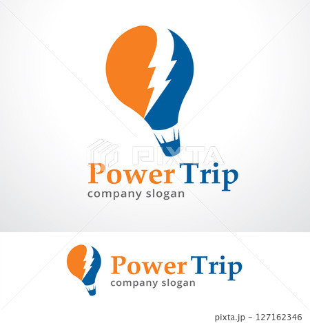 Power Trip Logo Template Design Vector, Emblem,...のイラスト素材 [127162346 ...