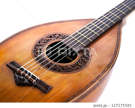 Ornate Classical Mandolin with Beautiful...のイラスト素材 [127175585] - PIXTA