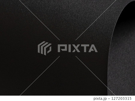 Black matte paper texture with a sleek, modern...のイラスト素材 [127203315 ...