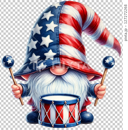 Gnomes playing drums-Photoroomのイラスト素材 [127272268] - PIXTA