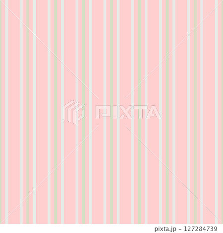 Stripes seamless pattern. Vertical peach and...のイラスト素材 [127284739] - PIXTA