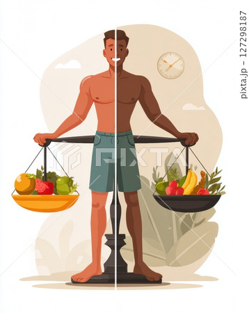 Visual representation focuses on effective...のイラスト素材 [127298187] - PIXTA