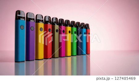 A professional product photo of a row of...のイラスト素材 [127485469] - PIXTA