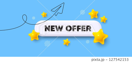 New offer search bar. Share plane line icon....のイラスト素材 [127542153] - PIXTA