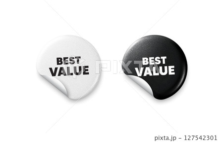 Best value sticker tags. Glitter paper price...のイラスト素材 [127542301] - PIXTA