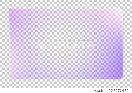 Translucent purple rectangular icon, ideal for...のイラスト素材 [127672470 ...