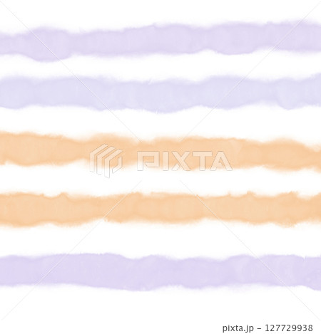 Orange Purple Hand Drawn Stripe Line Background...のイラスト素材 [127729938 ...