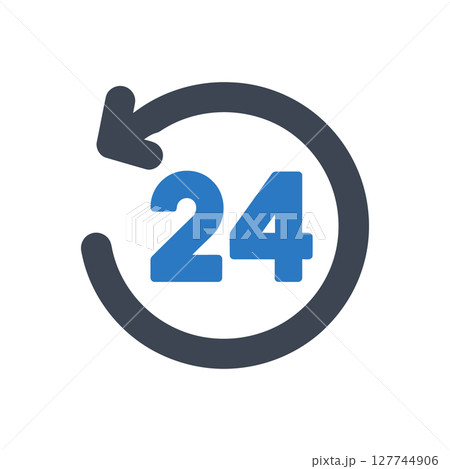 24 Hours Cycle Iconのイラスト素材 [127744906] - PIXTA