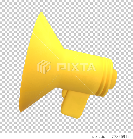 The megaphone png for Pod cast or social media...のイラスト素材 [127856912 ...