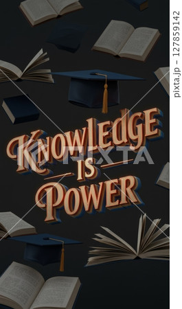 Education concept with graduation caps and...のイラスト素材 [127859142] - PIXTA