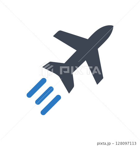 Airplane Speed Iconのイラスト素材 [128097113] - PIXTA