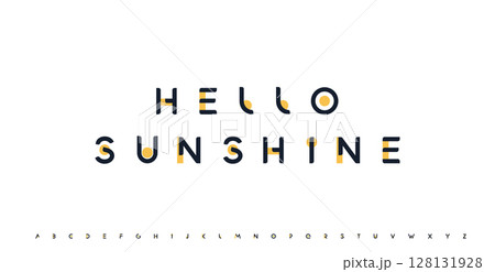 Hello sunshine banner, inspirational quote...のイラスト素材 [128131928] - PIXTA