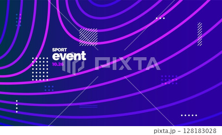 Layout poster template design for mega eventのイラスト素材 [128183028] - PIXTA