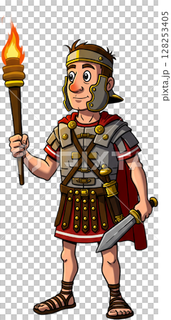 Roman Scout with Torchのイラスト素材 [128253405] - PIXTA