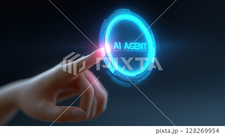 AI Agent assistance and workflow automation...のイラスト素材 [128269954] - PIXTA