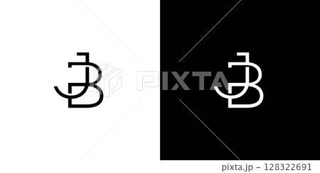 Modern and Unique JB logo designのイラスト素材 [128322691] - PIXTA