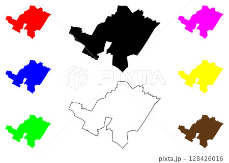 Rehovot city (State of Israel, Central...のイラスト素材 [128426016] - PIXTA