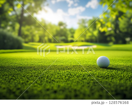 website banner mockup golf course hero imageのイラスト素材 [128576168] - PIXTA