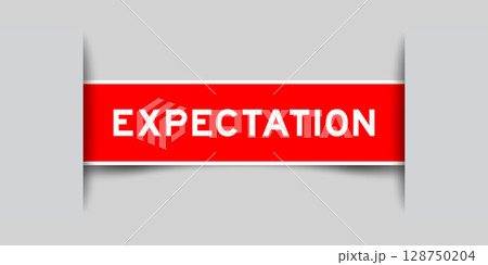 Red color square label sticker with word...のイラスト素材 [128750204] - PIXTA
