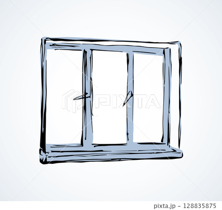 Window. Vector drawingのイラスト素材 [128835875] - PIXTA