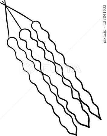 a simple vector churchkhela icon, a bunch of...のイラスト素材 [128841632] - PIXTA