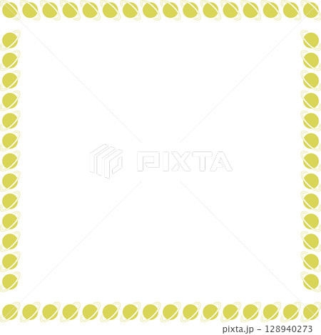 Saturn planet square frame. Hand drawn esoteric...のイラスト素材 [128940273 ...
