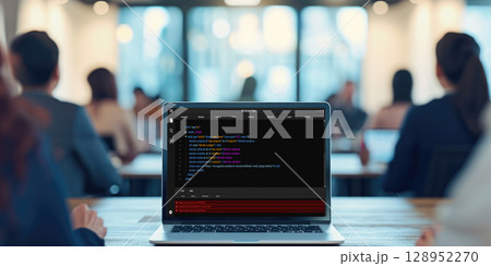 Software development programming on computer...のイラスト素材 [128952270] - PIXTA