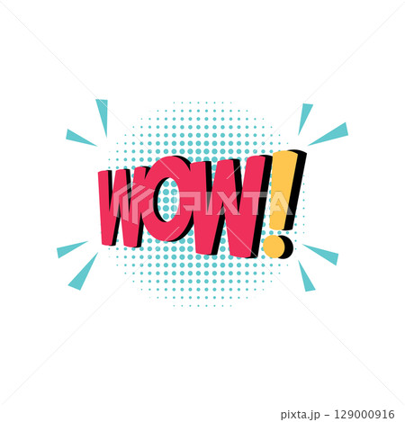 wow exclamation pointのイラスト素材 [129000916] - PIXTA