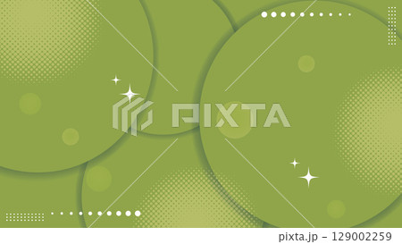 Modern abstract lime green circles halftone...のイラスト素材 [129002259] - PIXTA