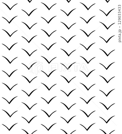 Vector seamless pattern of mark check birdのイラスト素材 [129033433] - PIXTA
