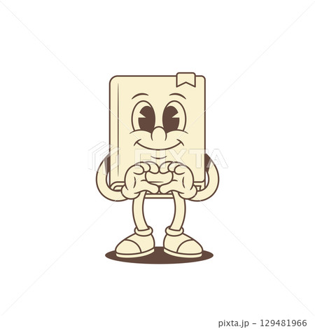 Smiling comic childish book cartoon character...のイラスト素材 [129481966] - PIXTA