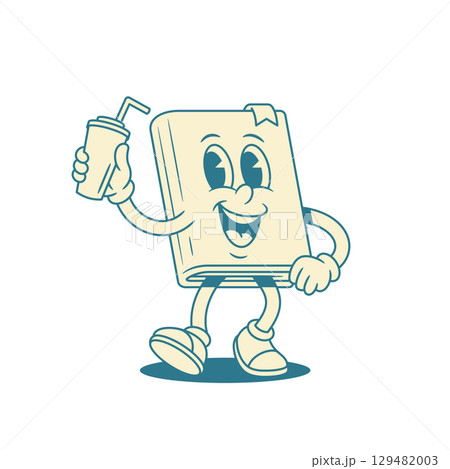 Comic funny childish book cartoon character...のイラスト素材 [129482003] - PIXTA