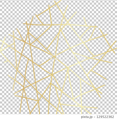 Geometric line pattern gold colorのイラスト素材 [129522362] - PIXTA