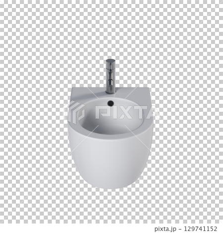 Lavatory pan isolated on a transparent... - Stock Illustration ...