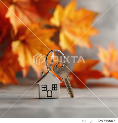 Autumn Home Keysのイラスト素材 [129749007] - PIXTA