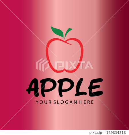 Iconic Apple Inspired Emblemのイラスト素材 [129834218] - PIXTA