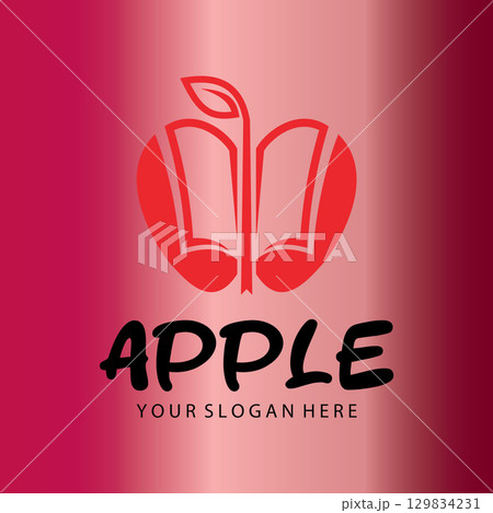 Iconic Apple Inspired Emblemのイラスト素材 [129834231] - PIXTA