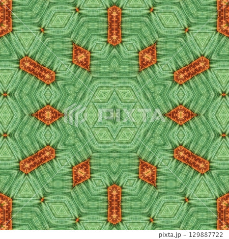 Traditional design with phulkari kalamkari...のイラスト素材 [129887722] - PIXTA