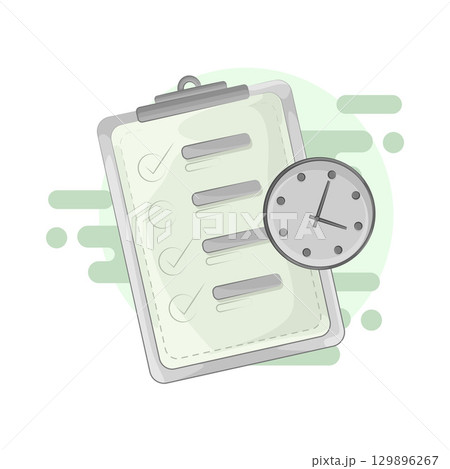 Illustration of Task Checkのイラスト素材 [129896267] - PIXTA