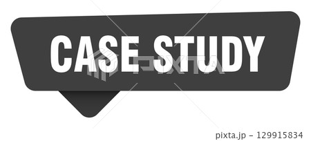 case study black sign isolated on transpatent...のイラスト素材 [129915834] - PIXTA