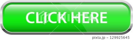 A shiny, green button with rounded edges...のイラスト素材 [129925645] - PIXTA