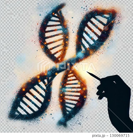 representation of the dna double helixのイラスト素材 [130069715] - PIXTA