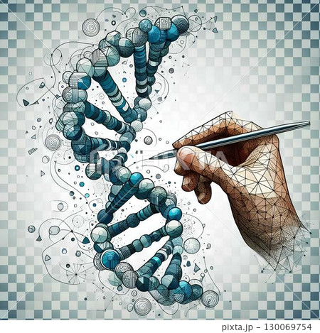 representation of the dna double helixのイラスト素材 [130069754] - PIXTA