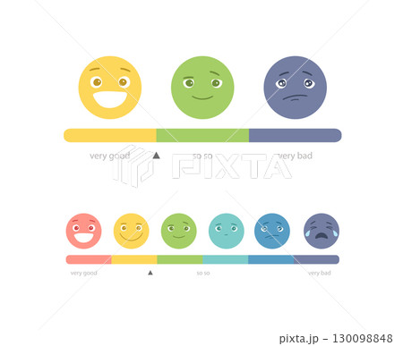 Measuring ruler of emotions psychotherapy toolのイラスト素材 [130098848] - PIXTA