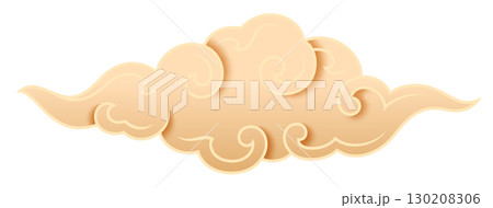 asian thai cloud traditional style element...のイラスト素材 [130208306] - PIXTA