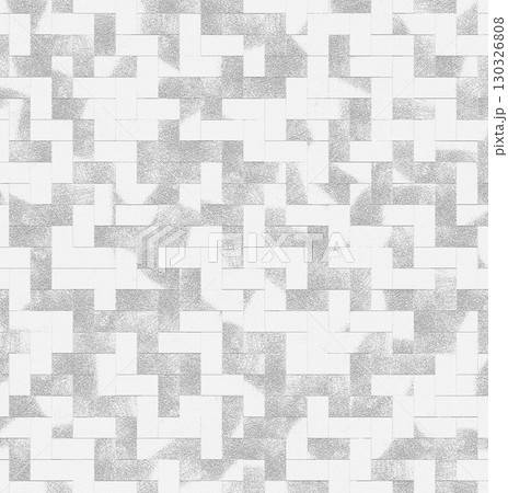 White and gray interlocking geometric pattern...のイラスト素材 [130326808] - PIXTA