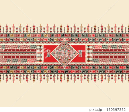 Tatreez palestinian border 20のイラスト素材 [130397232] - PIXTA